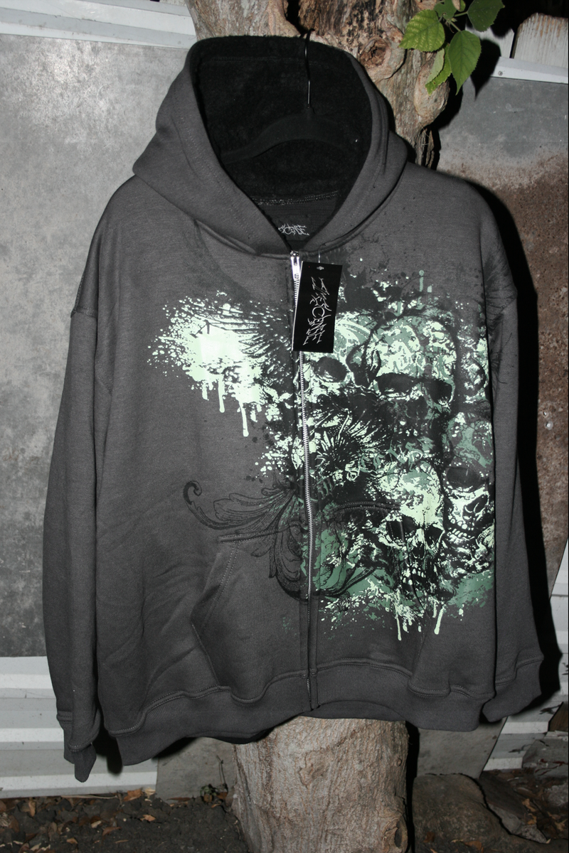 "GOUGE" HEAVYWEIGHT ZIP-UP – Amescense